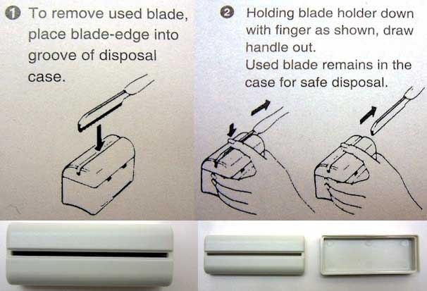 Ruby Red Hair Razor and Box of Feather Blades - Kissaki Shears